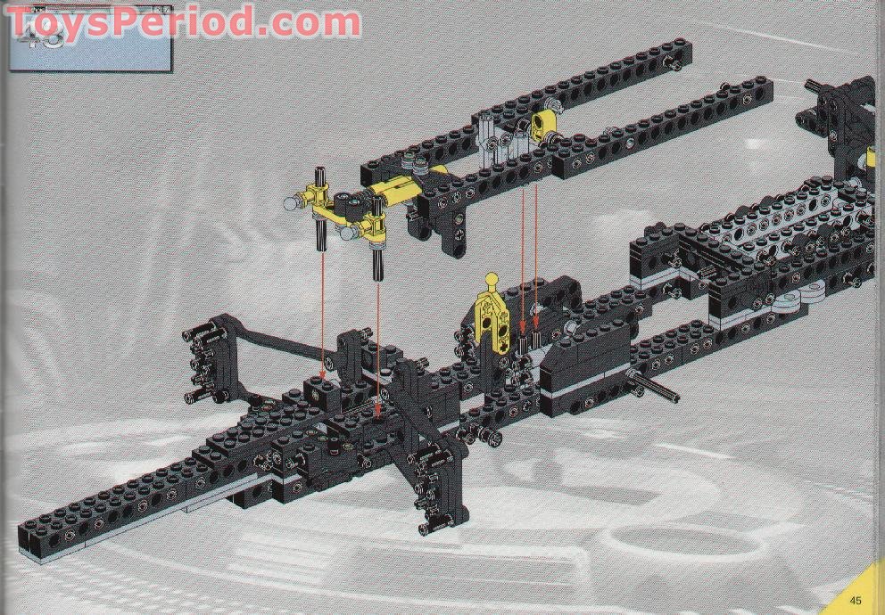 LEGO 8458 Silver Champion Racer Instructions and Parts List