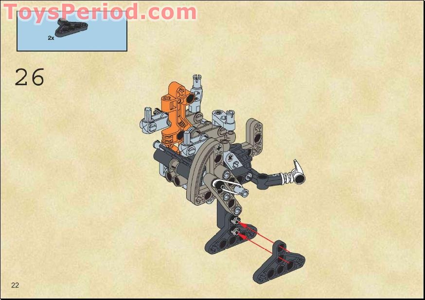 LEGO 8556 Boxor Instructions and Parts List