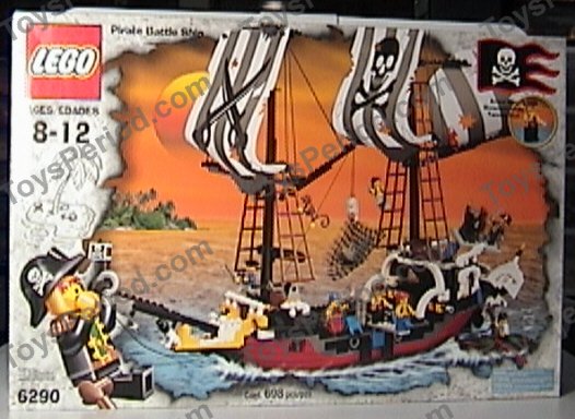 LEGO 6290 Red Beard Runner Instructions and Parts List