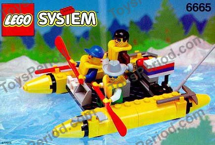 LEGO 6665 River Runners Instructions and Parts List