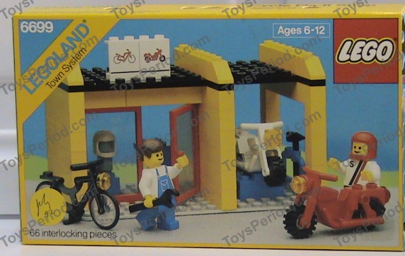 LEGO 6699 Cycle Fix-It Shop Instructions and Parts List