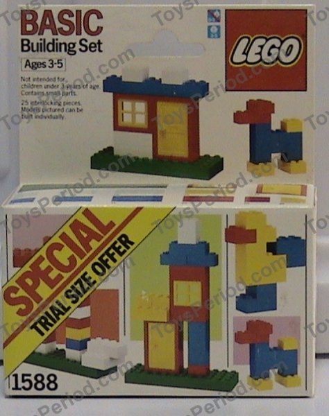 LEGO 1588 Basic Set Parts List