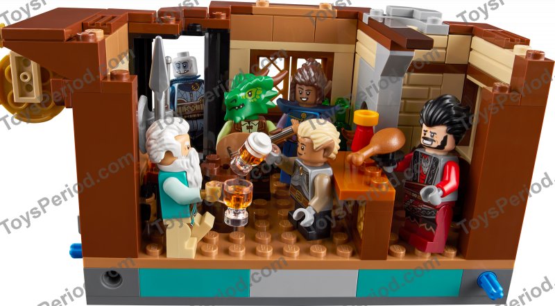 LEGO 21348 Dungeons & Dragons: Red Dragon's Tale Set Parts List