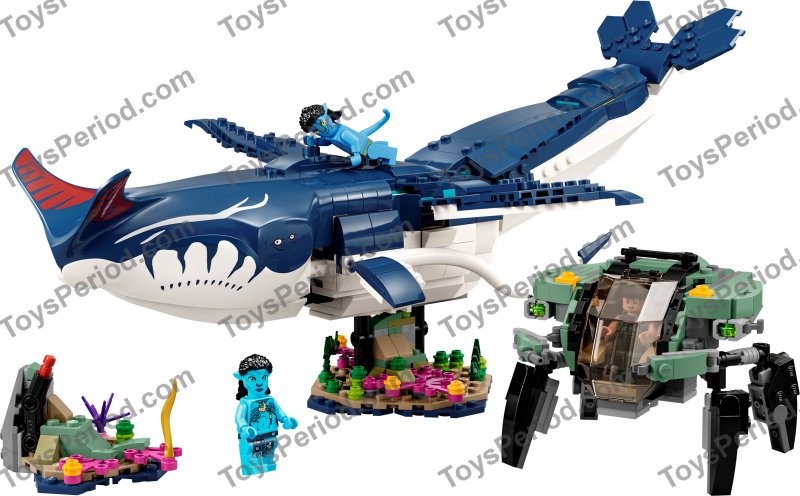 LEGO 75579 Payakan the Tulkun & Crabsuit Set Parts List