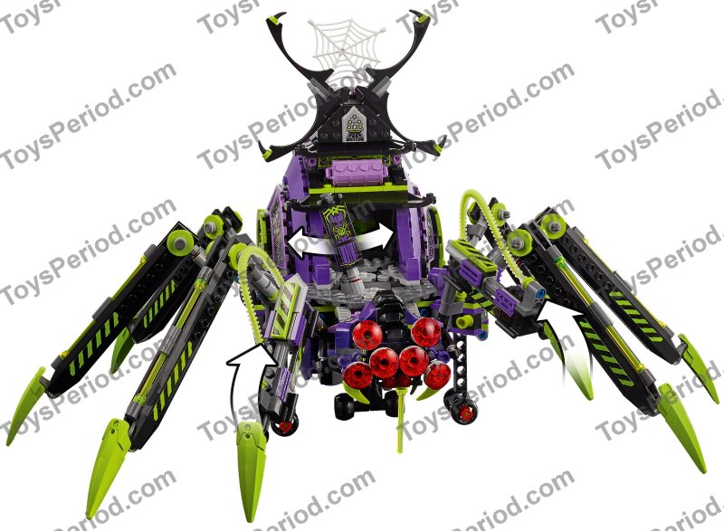 LEGO 80022 Spider Queen’s Arachnoid Base Set Parts List