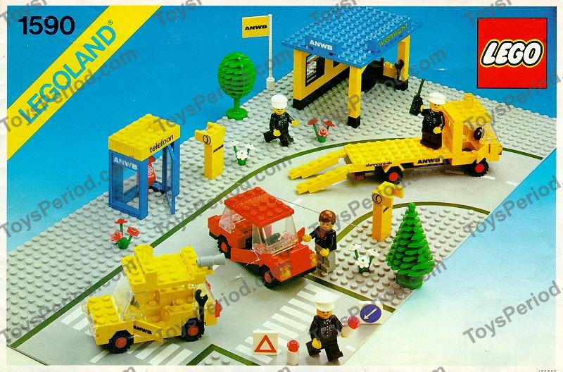 LEGO 1590-2 ANWB Promotional Set, Breakdown Assistance Instructions and ...