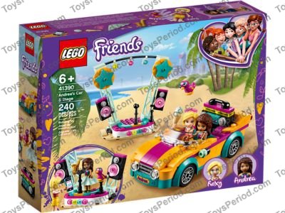 LEGO 41390 Andrea's Car & Stage Set Parts List