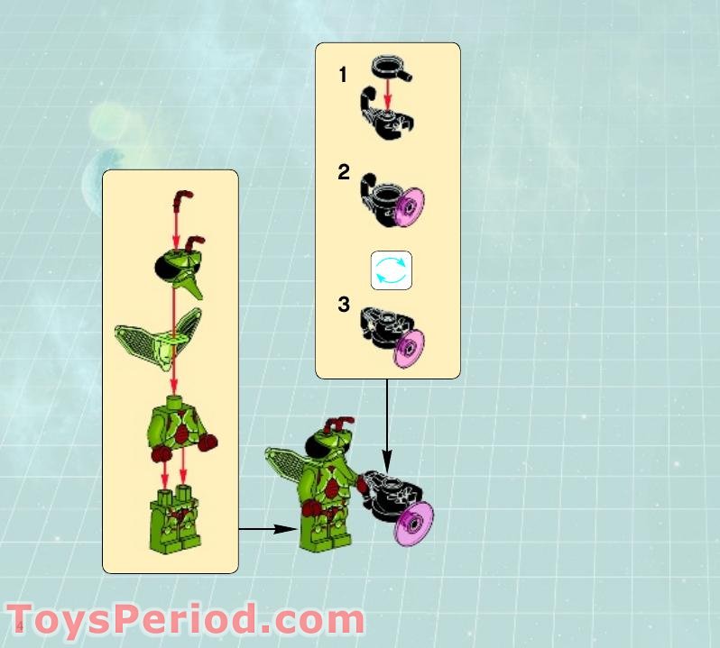 LEGO 70702 Warp Stinger Instructions and Parts List