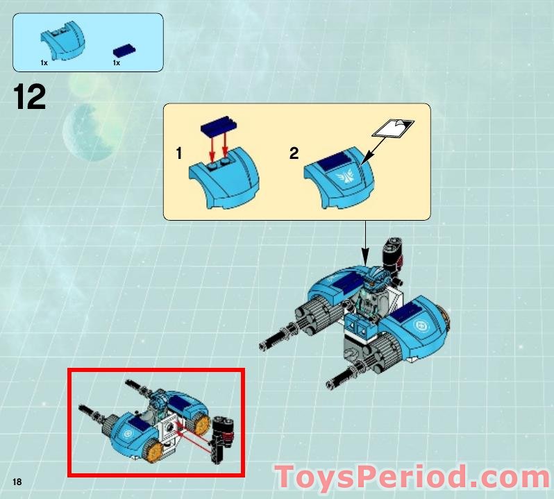 LEGO 70703 Star Slicer Instructions and Parts List