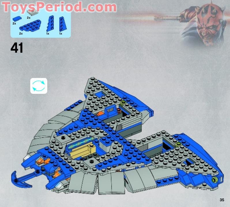 LEGO 9499 Gungan Sub Instructions and Parts List