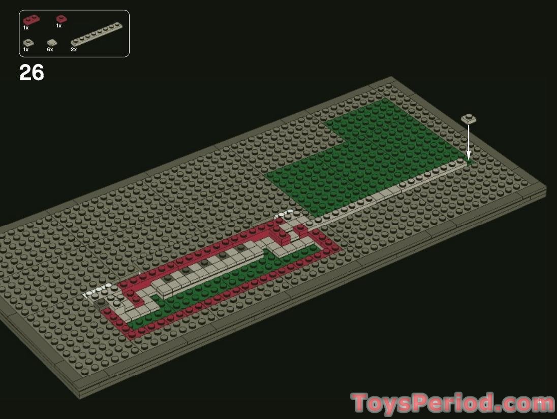 LEGO 21010 Robie House Instructions and Parts List