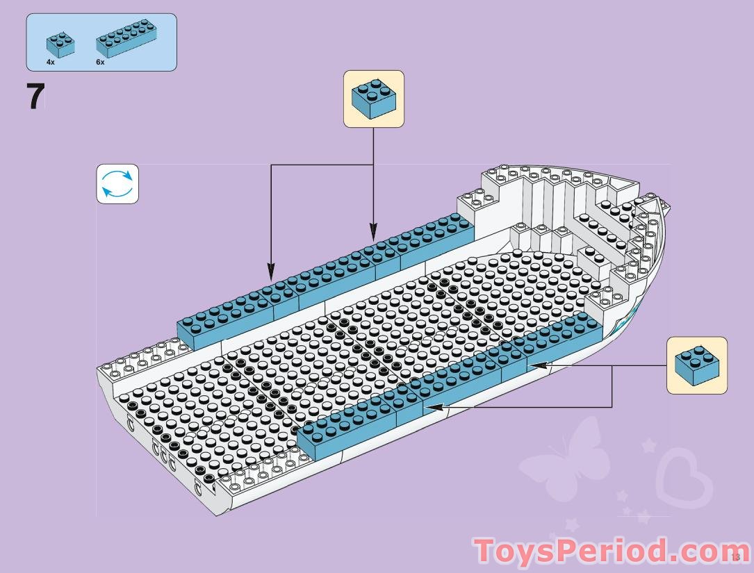 LEGO 41015 Dolphin Cruiser Instructions and Parts List