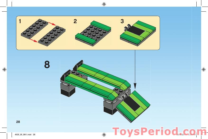 LEGO 4635 Fun with Vehicles Instructions and Parts List