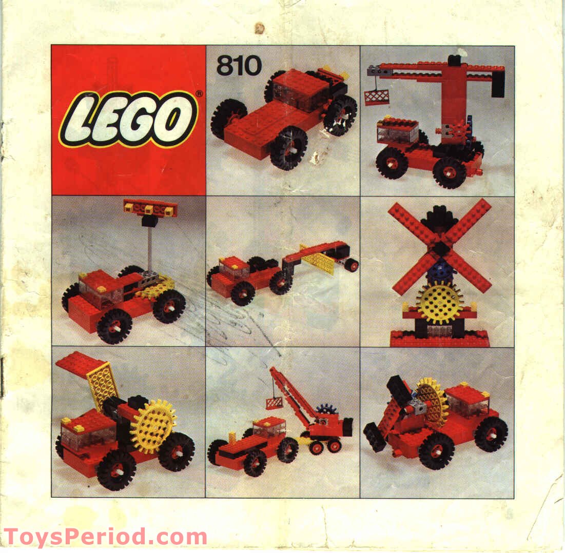 LEGO 810-3 Gear Truck Set Instructions and Parts List