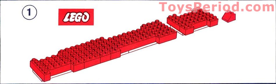 LEGO 305-2 Fire Engine Instructions and Parts List