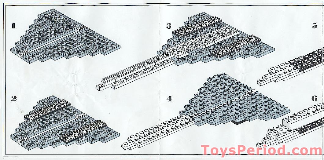 LEGO 346-1 Jumbo Jet Instructions and Parts List