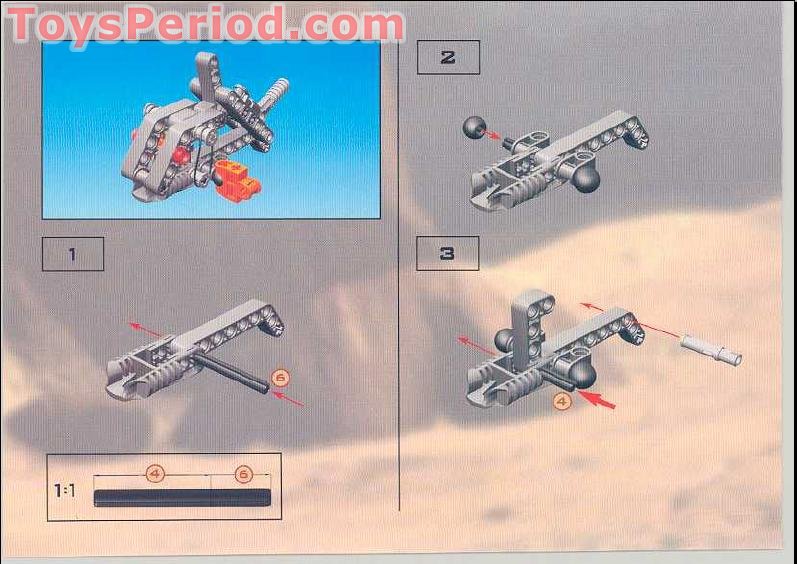 LEGO 10023 Bionicle Master Builder Set Instructions and Parts List