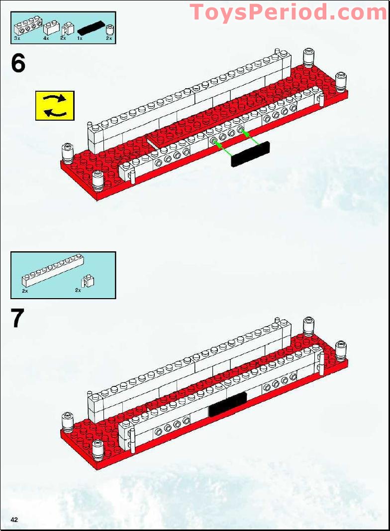 LEGO 10173 Holiday Train Instructions and Parts List