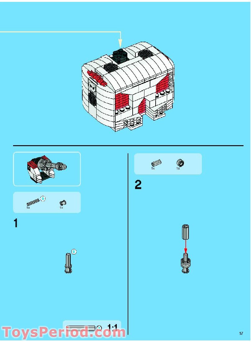 LEGO 10192 Space Skulls Instructions and Parts List