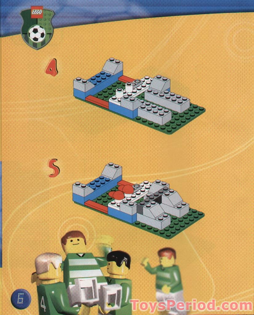 LEGO 3408 Super Sports Coverage Instructions and Parts List