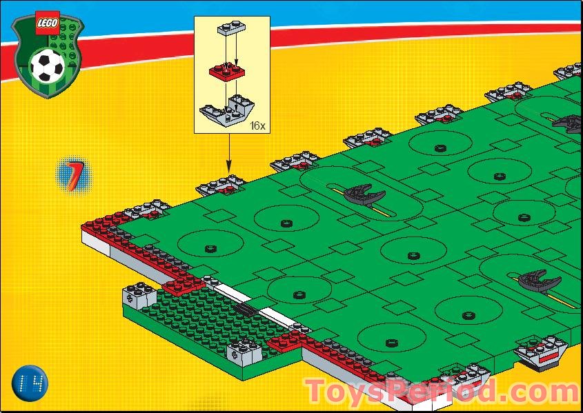 LEGO 3425-2 Grand Championship Cup Instructions and Parts List