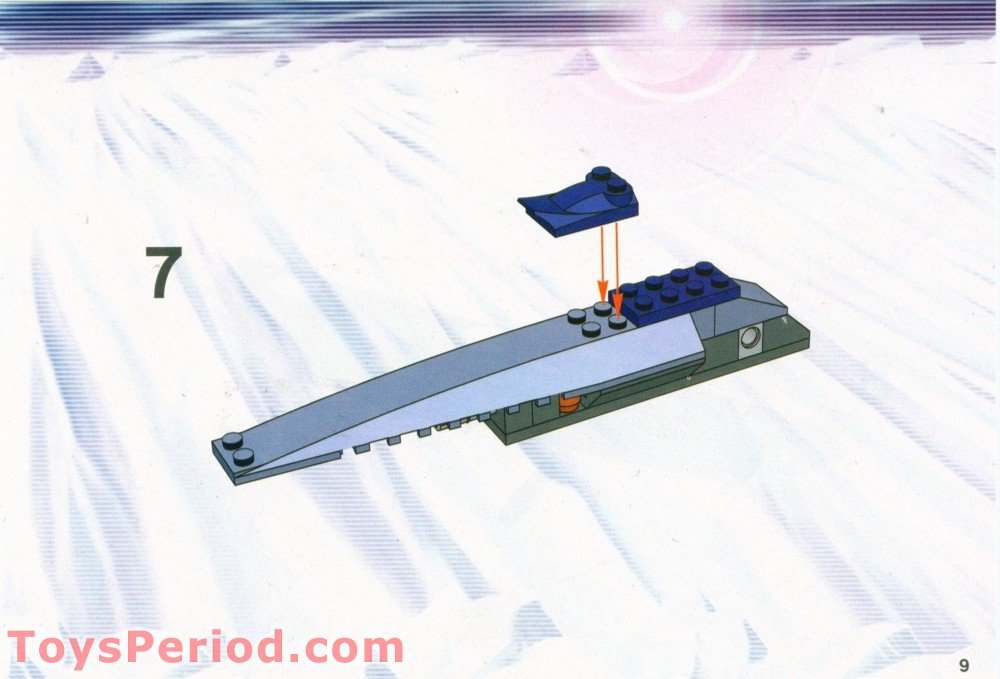 LEGO 4743 Ice Blade Instructions and Parts List