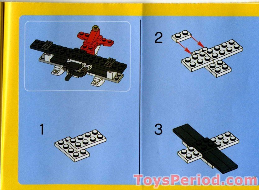 LEGO 4918 Mini Flyers Instructions and Parts List