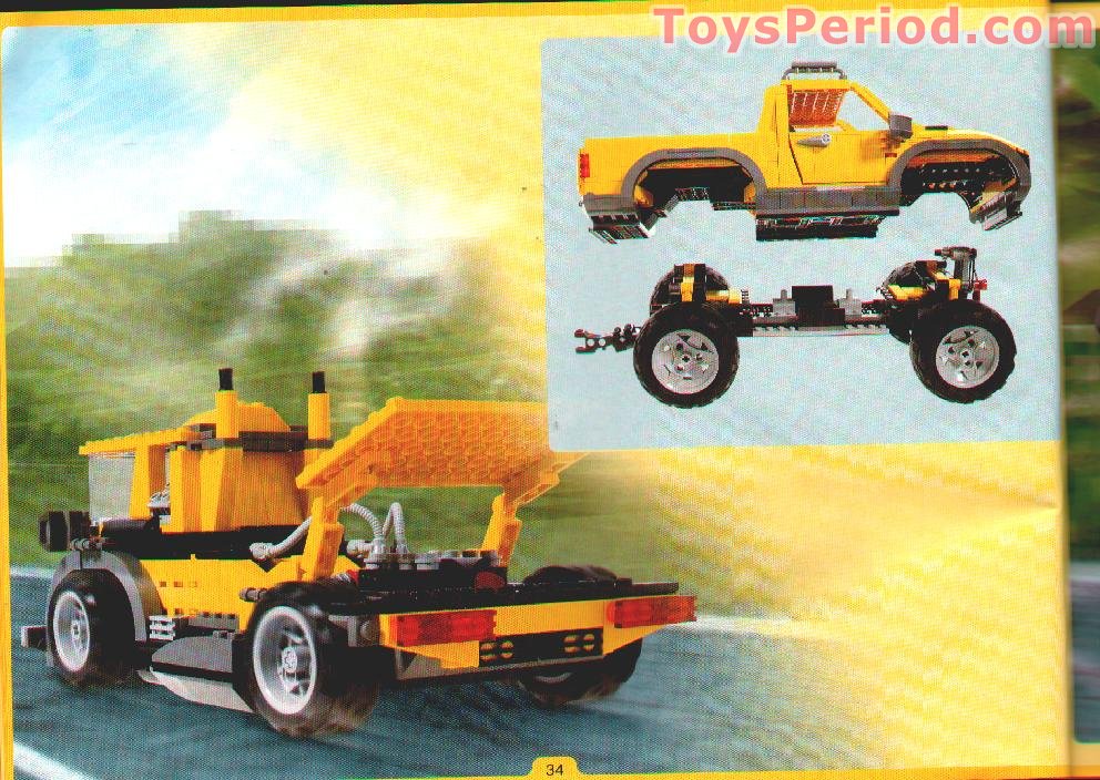 LEGO 4404 Land Busters Instructions and Parts List