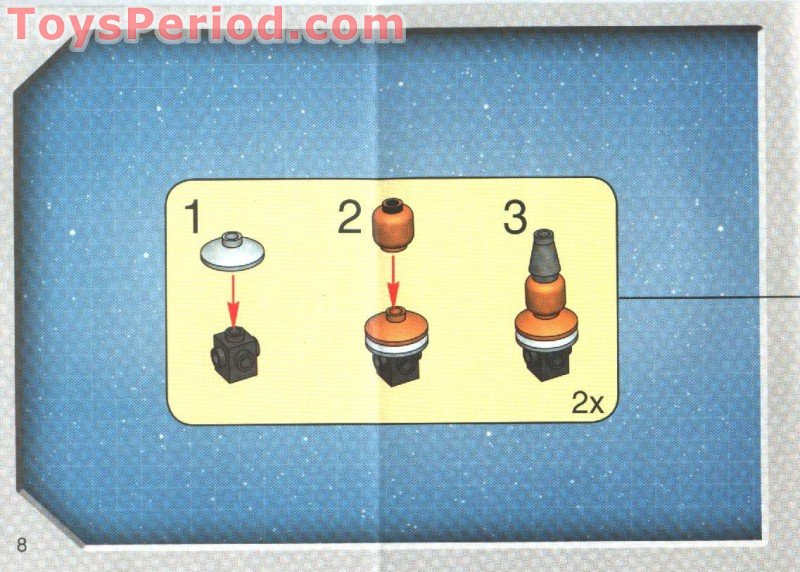 LEGO 4485 Mini Sebulba's Podracer and Anakin's Podracer Instructions ...