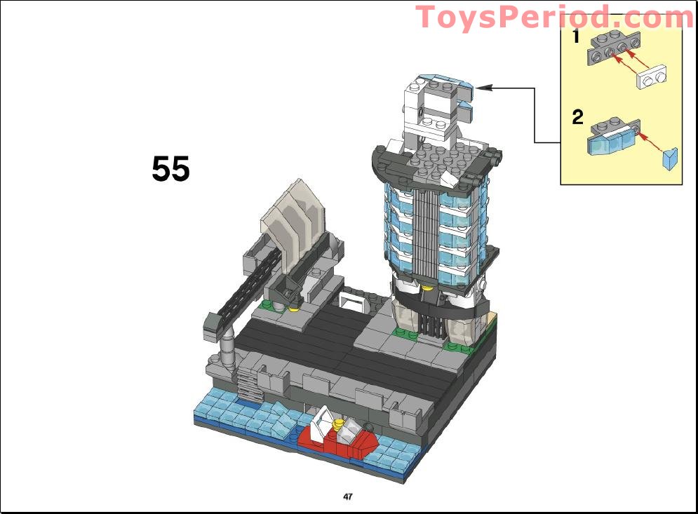 LEGO 5526 Skyline Instructions and Parts List