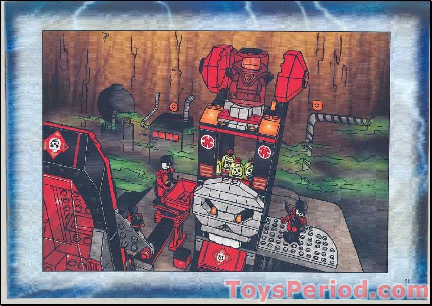 LEGO 6776 Ogel Control Center Instructions and Parts List