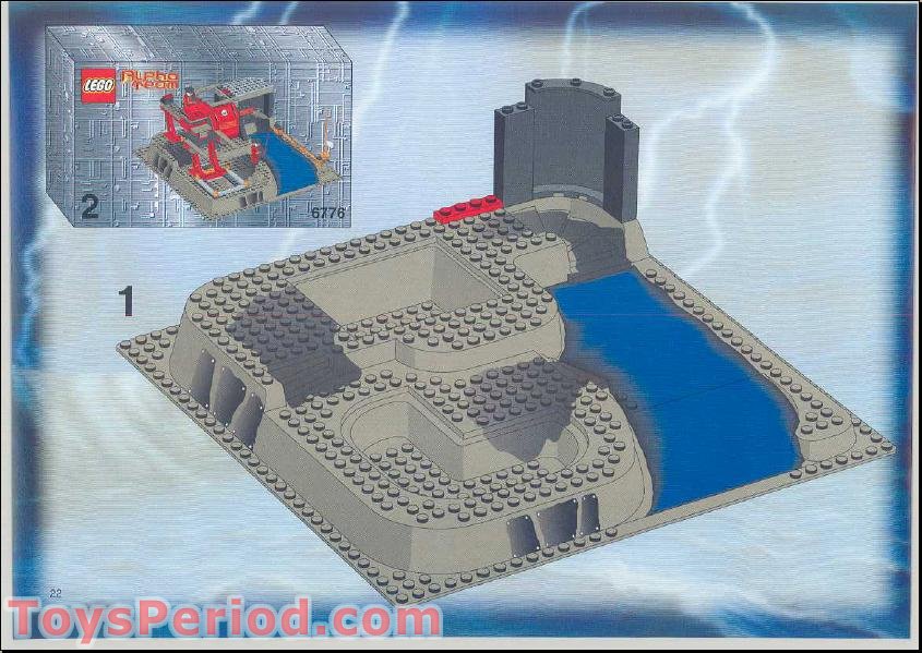 LEGO 6776 Ogel Control Center Instructions and Parts List