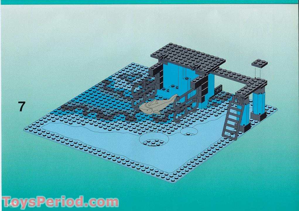 LEGO 6190 Shark's Crystal Cave - Aquashark Sea Wolf Instructions and ...