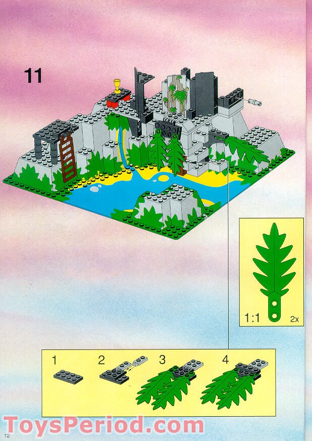 LEGO 6278 Enchanted Island Instructions and Parts List