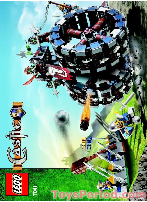 LEGO 7041 Troll Battle Wheel Instructions and Parts List