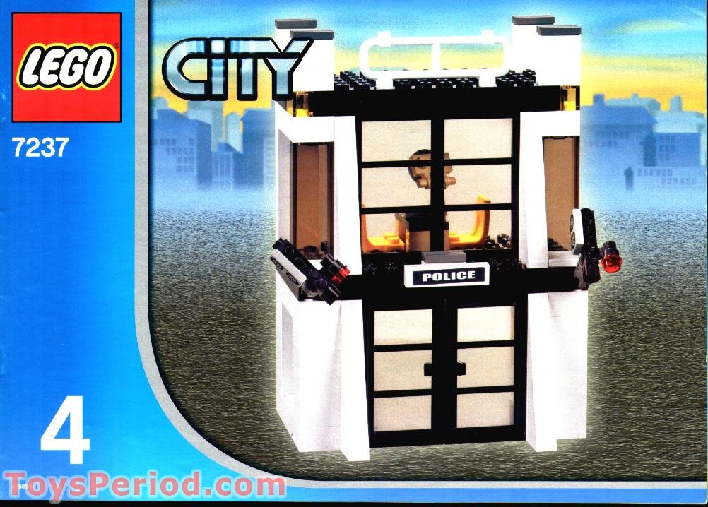 LEGO 7237-1 Police Station - with Light-Up Minifig Instructions and ...