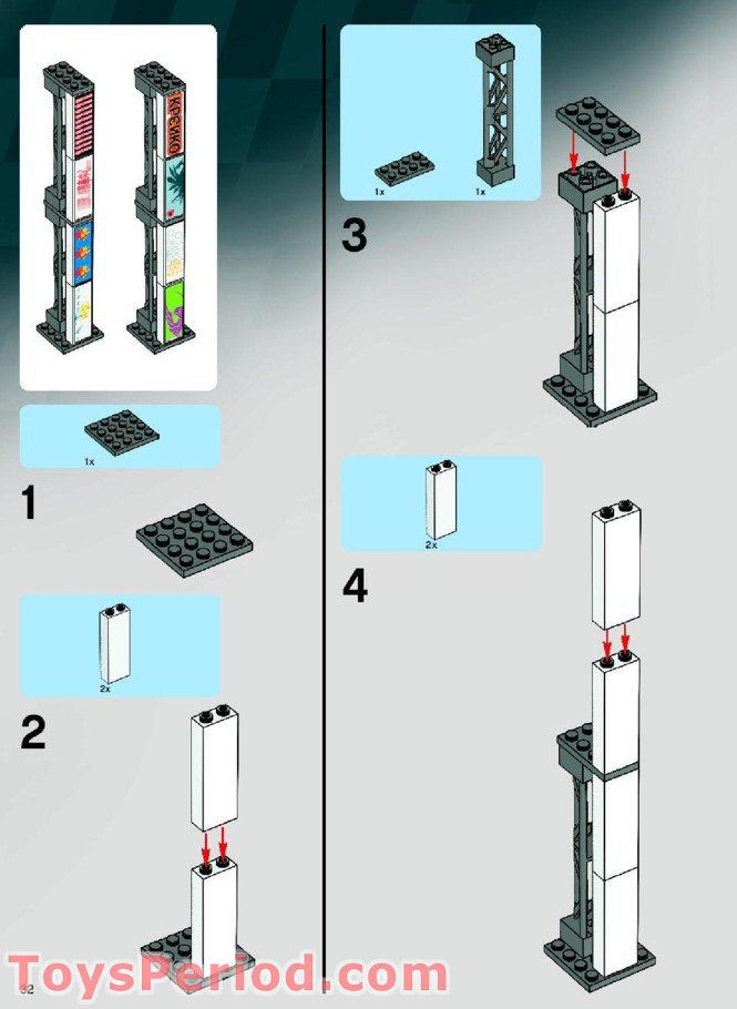 LEGO 8161 Grand Prix Instructions and Parts List