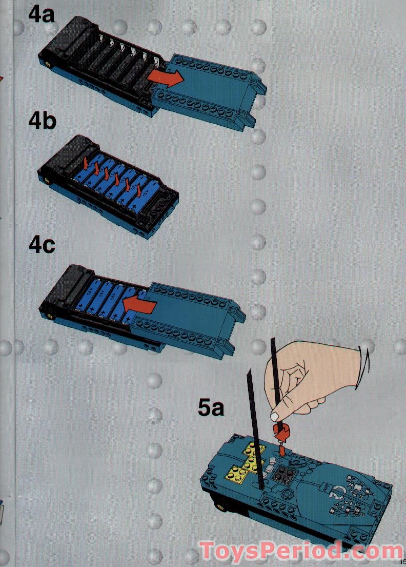LEGO 8483 Cybermaster with Storage Case Instructions and Parts List