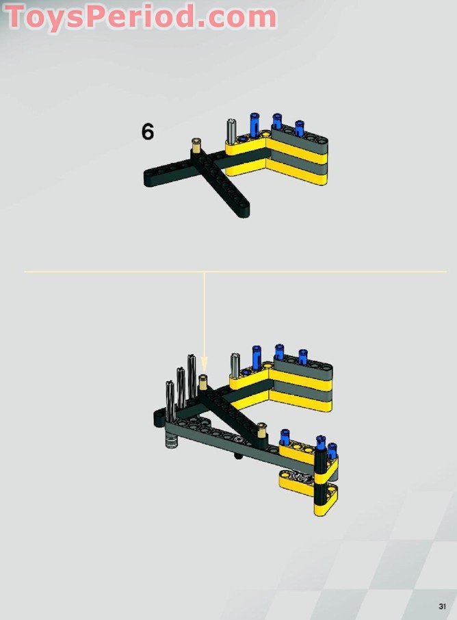 LEGO 8496 Desert Hammer Instructions and Parts List
