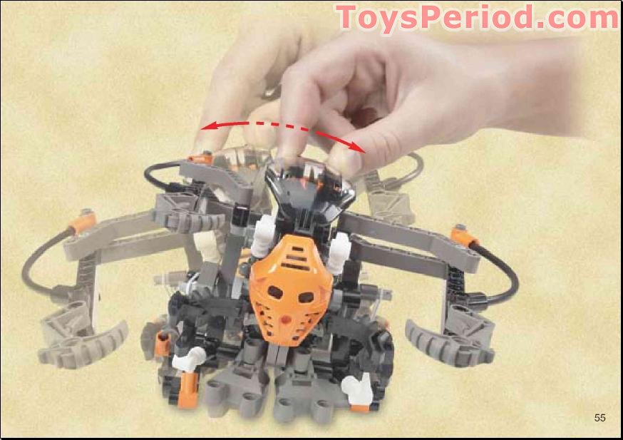 LEGO 8556 Boxor Instructions and Parts List