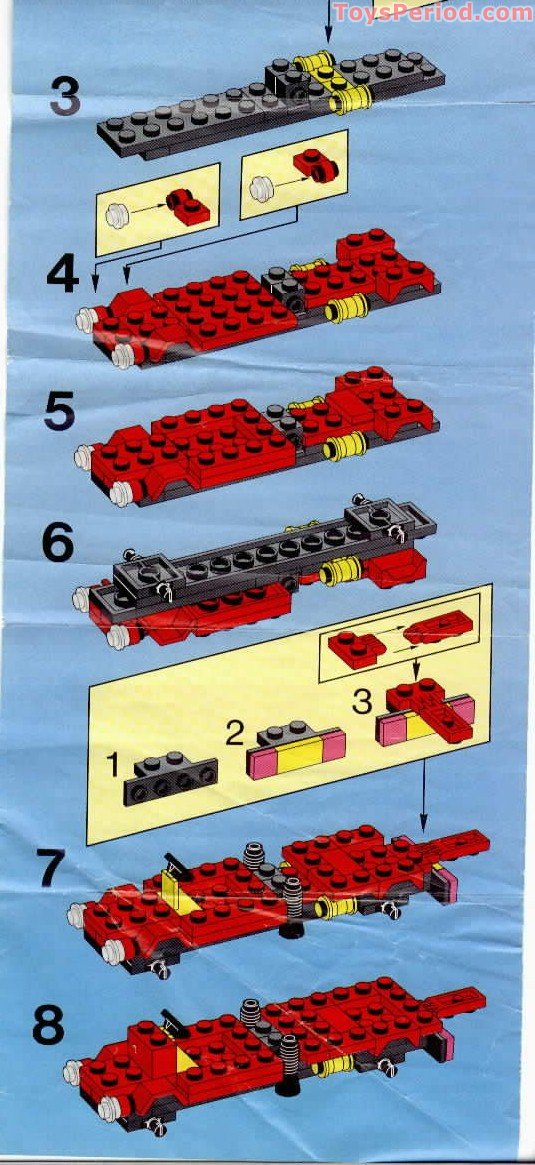 LEGO 6674 Tow Truck Instructions and Parts List