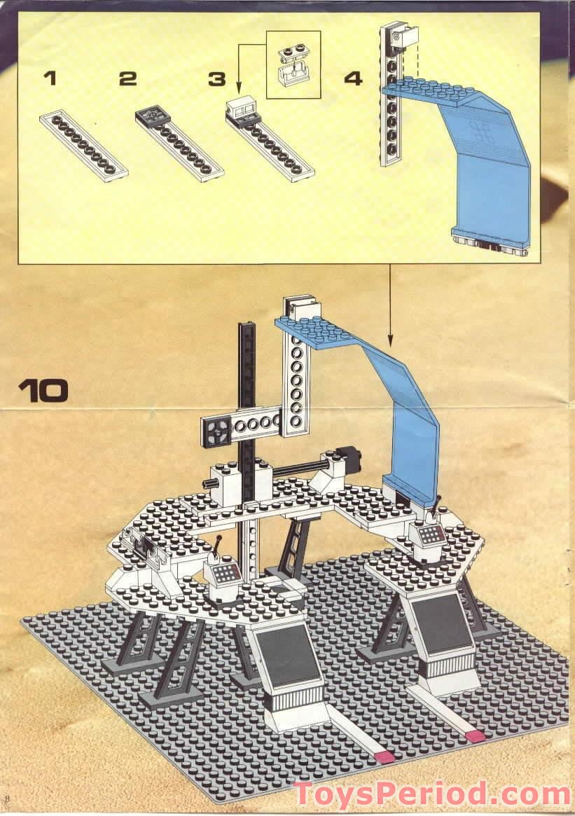 LEGO 6953 Cosmic Laser Launcher Instructions and Parts List