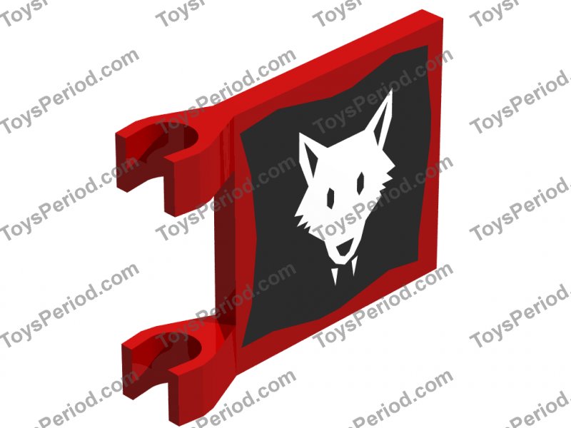 LEGO Sets with Part 2335p44 Flag 2 x 2 with Wolfman Pattern, Square ...