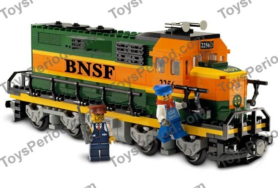 LEGO 10133 Burlington Northern Santa Fe BNSF GP-38 Locomotive ...