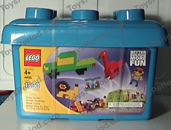 LEGO 4496-1 Fun with Building Tub Instructions and Parts List