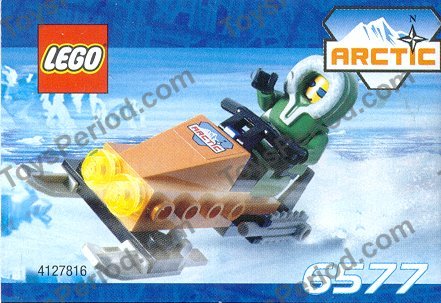 LEGO 6577 Snow Scooter Instructions and Parts List
