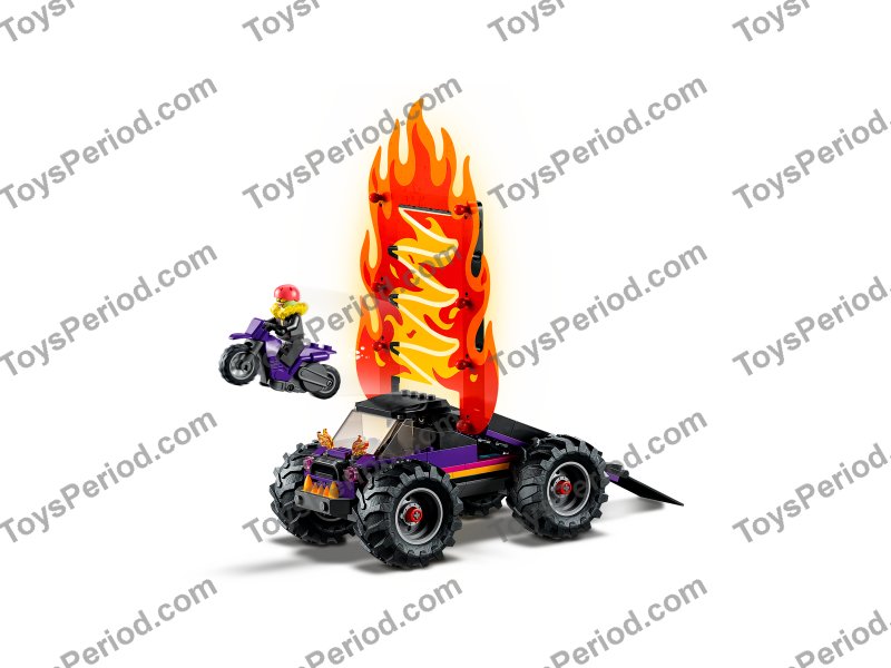 LEGO 60339 Double Loop Stunt Arena Set Parts List