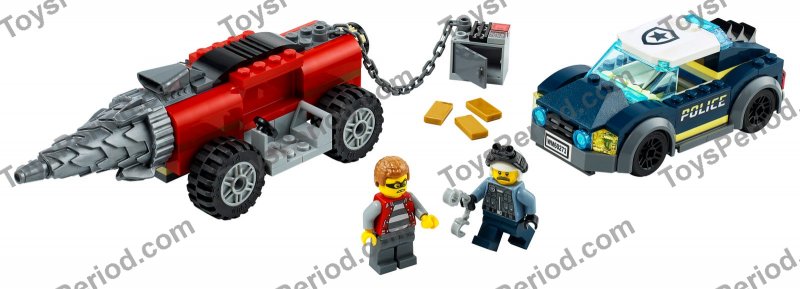 LEGO 60273 Elite Police Driller Chase Set Parts List