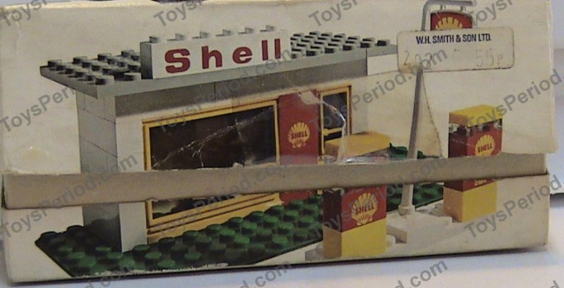 LEGO 648 Shell Service Station Instructions and Parts List