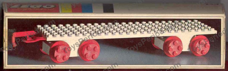 LEGO 153 Large Train Wagon Instructions and Parts List